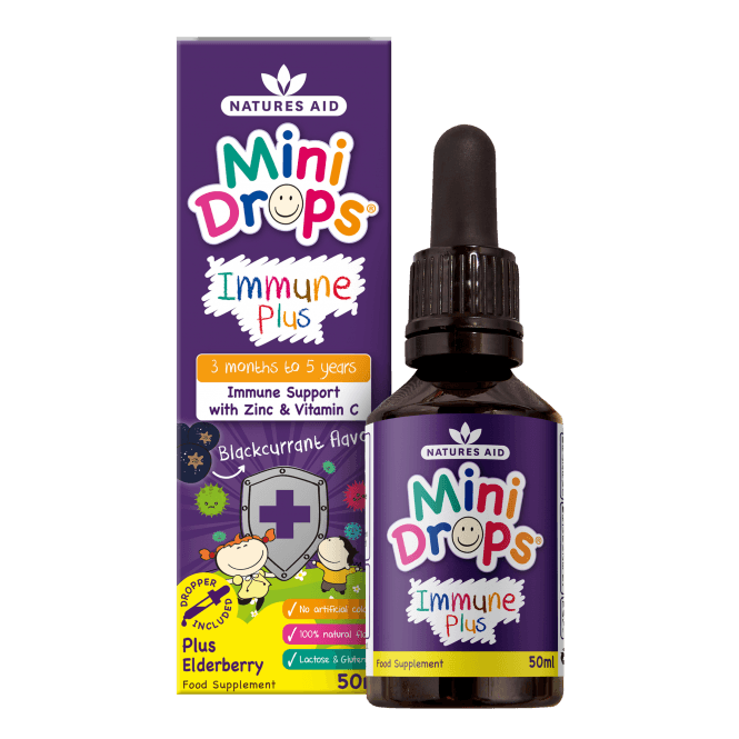 Natures Aid Mini Drops Immune Plus for Children 50ml – Harrison ...